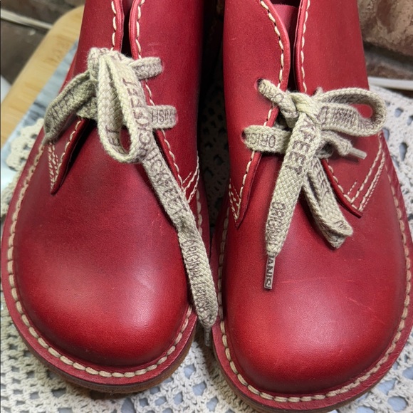 Duckfeet | Shoes | Red Leather Brand Duck Feet Size 3875 Womens Shoes ...